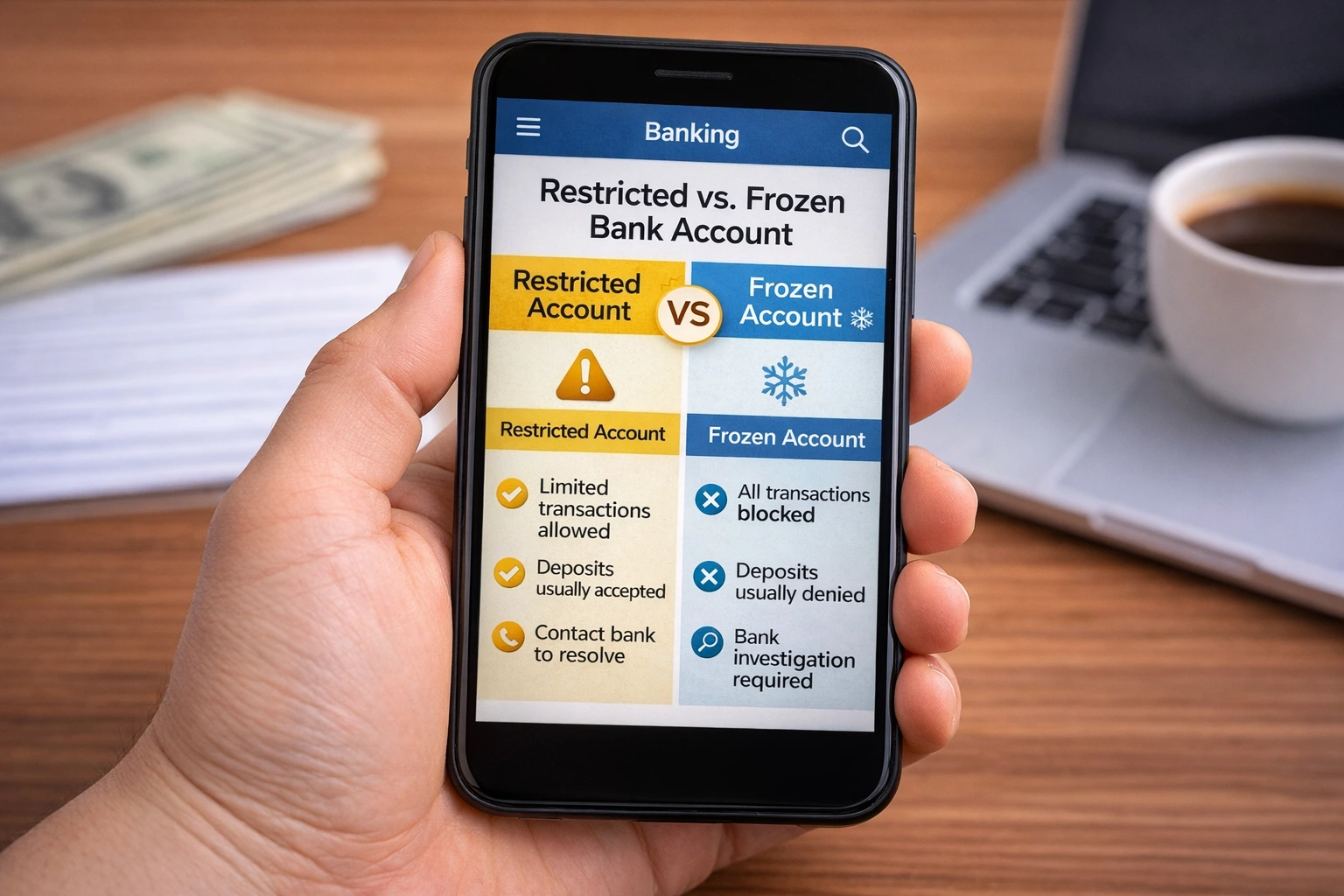 Bank Account Restrictions: Meaning, Causes, and What to Do